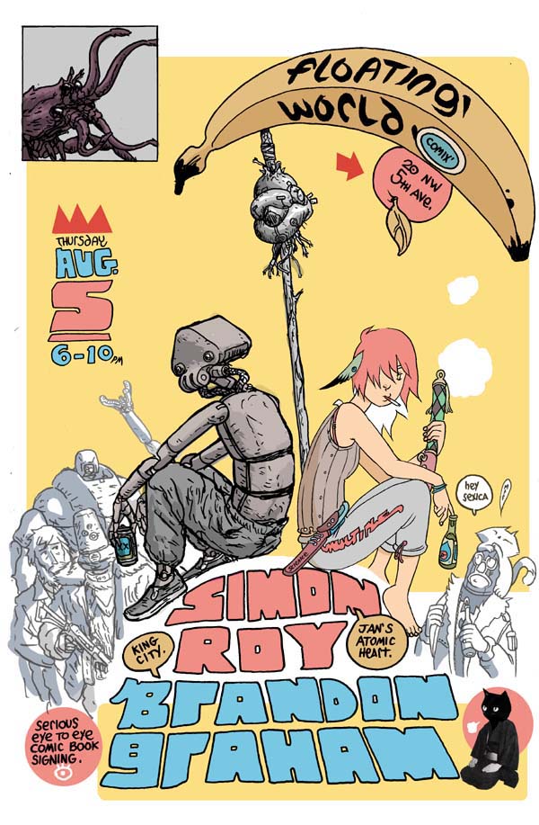 Aug. 5th – A SERIOUS EYE TO EYE COMIC BOOK SIGNING WITH BRANDON GRAHAM ...