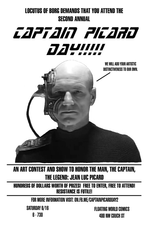 June 16 – The Second Annual Captain Picard Day – Floating World Comics